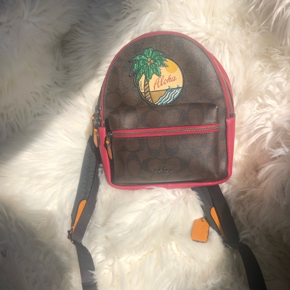 Coach | Bags | Rare Coach Signature Hawaii Mini Backpack Aloha | Poshmark